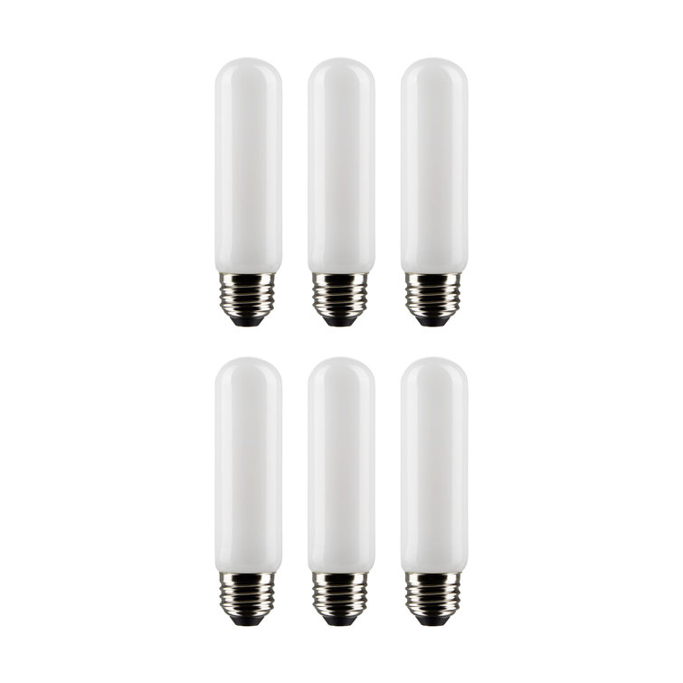 Satco T10 LED, Dimmable Light Bulb, E26/Medium (Standard) Base | Wayfair